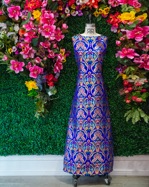 Embroidered Silk Sleeveless Sheath – Double R Brand - Dallas