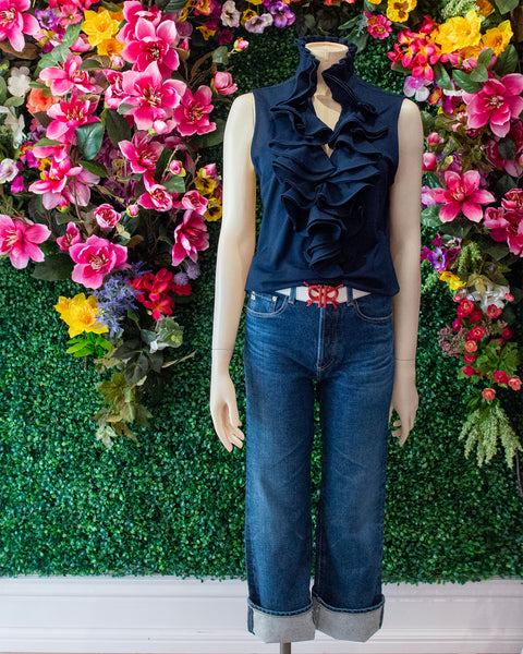 Sleeveless Layered Ruffle Top- by Double R Brand – Double R Brand - Dallas